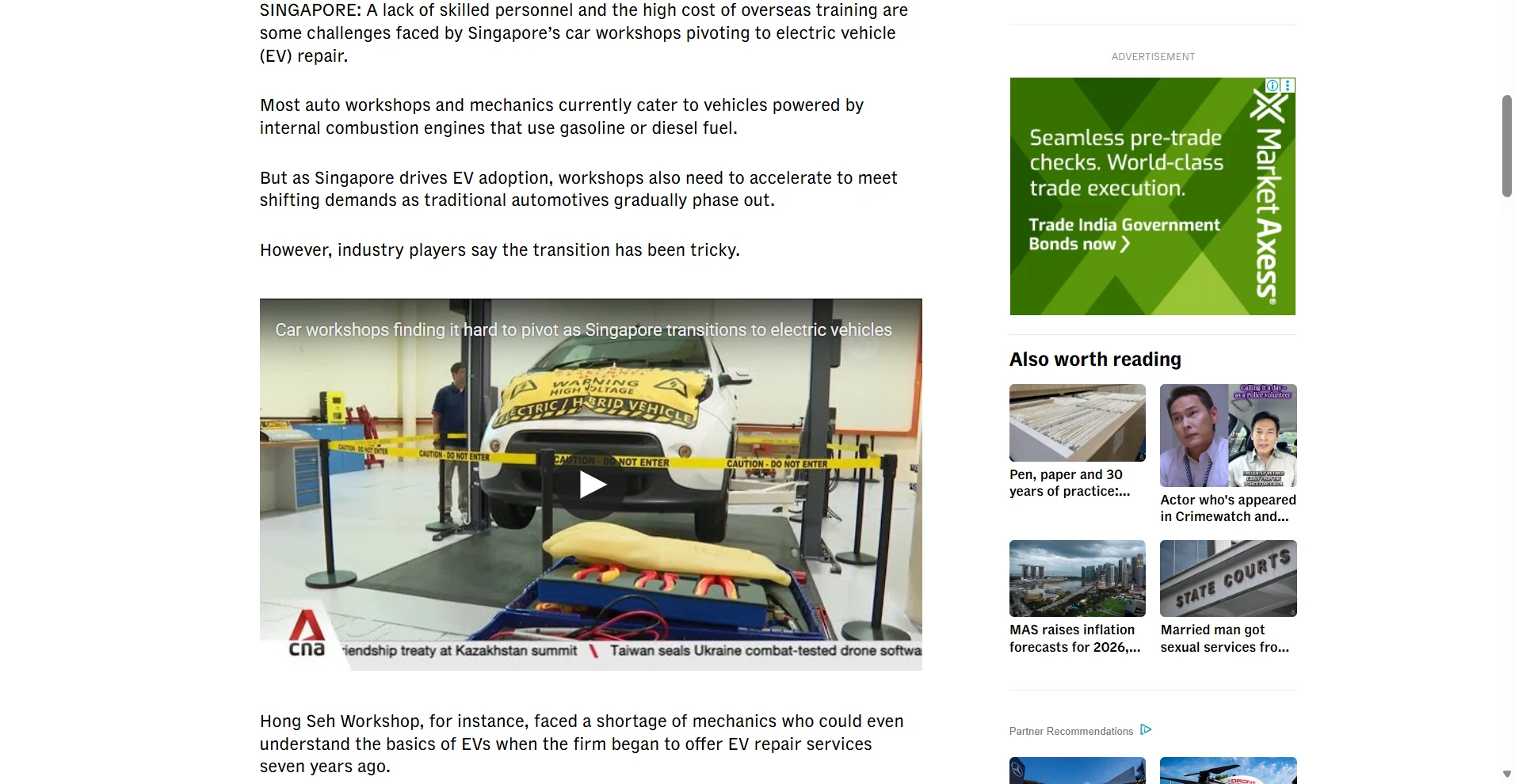 Shortage of skilled mechanics a challenge as car workshops pivot to EV ...