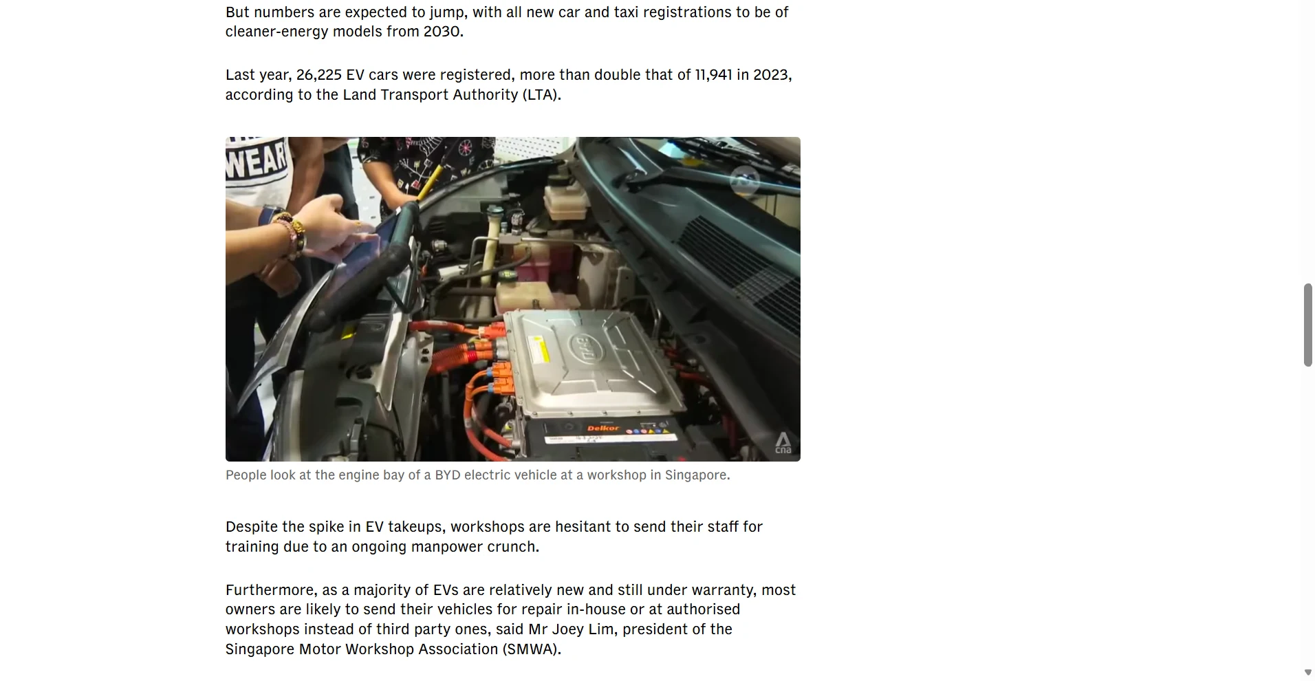 Shortage of skilled mechanics a challenge as car workshops pivot to EV ...