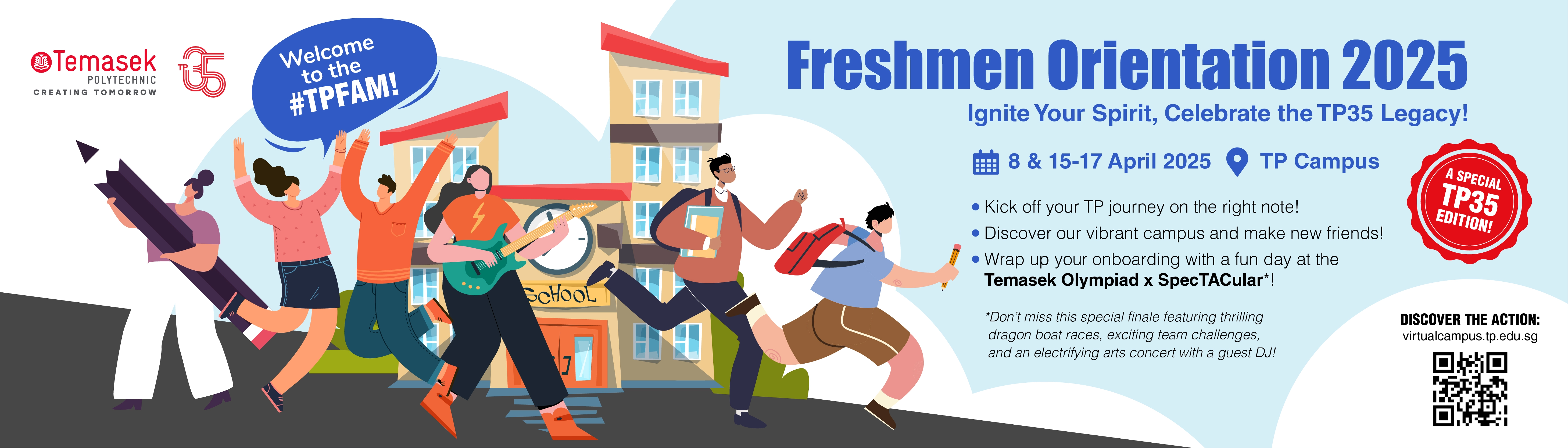 Freshmen Orientation 2025 | Temasek Polytechnic